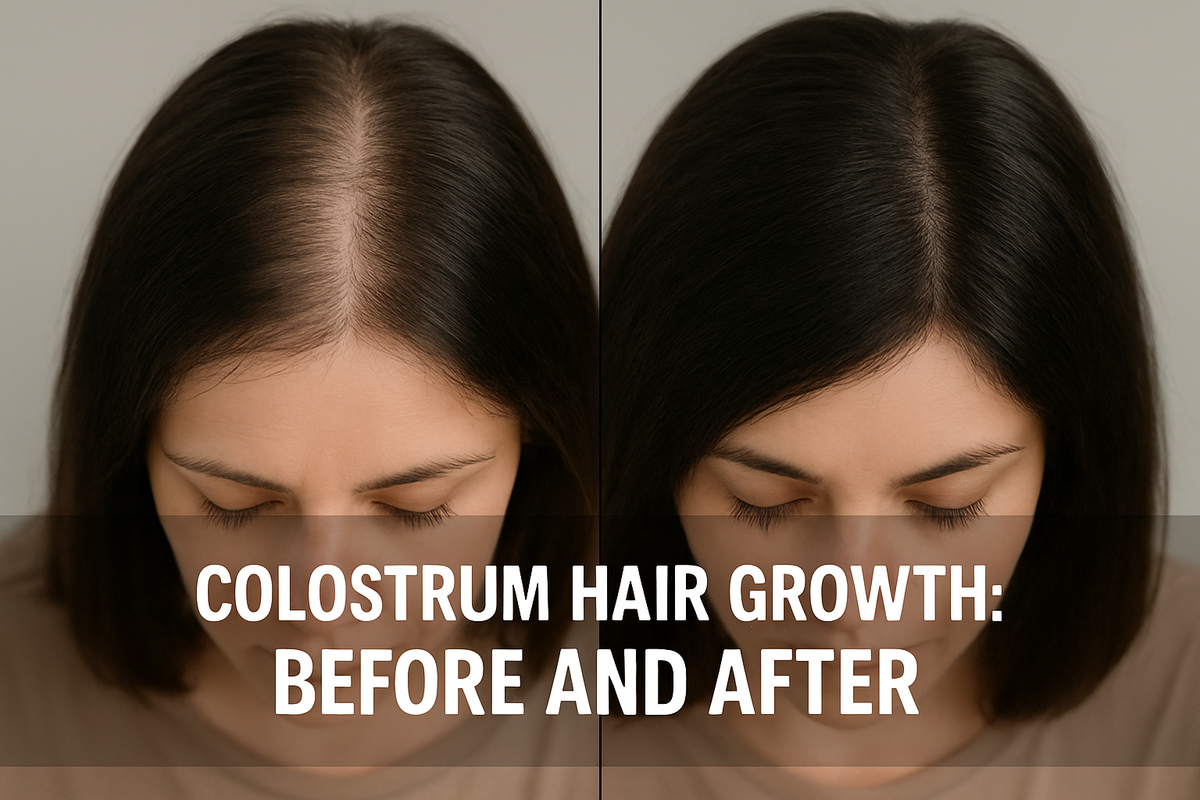 Colostrum Hair Growth: What to Expect Before and After – Vitamins and ...