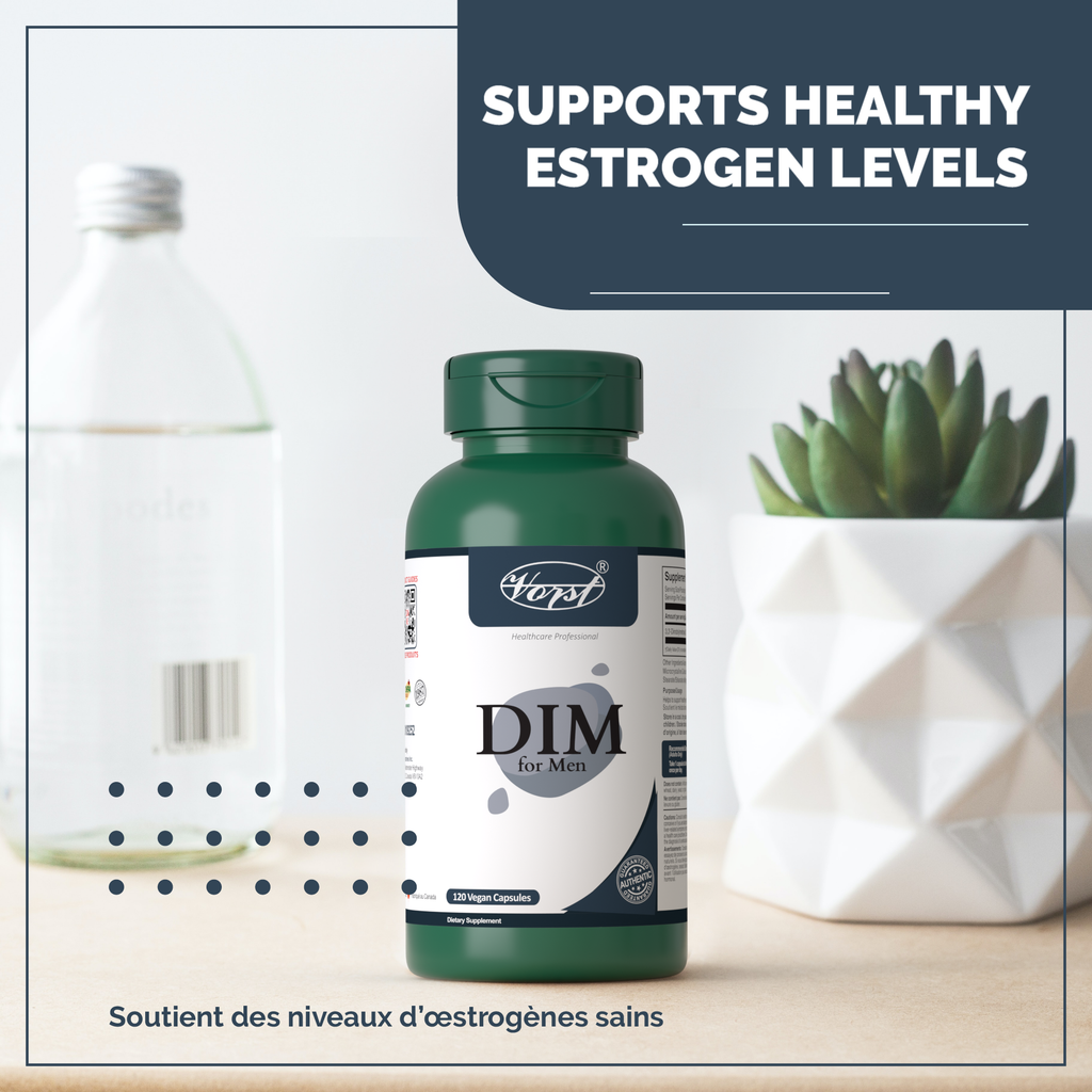 Buy DIM for Men Supplement Canada 120 Vegan Capsules Online – Vitamins ...