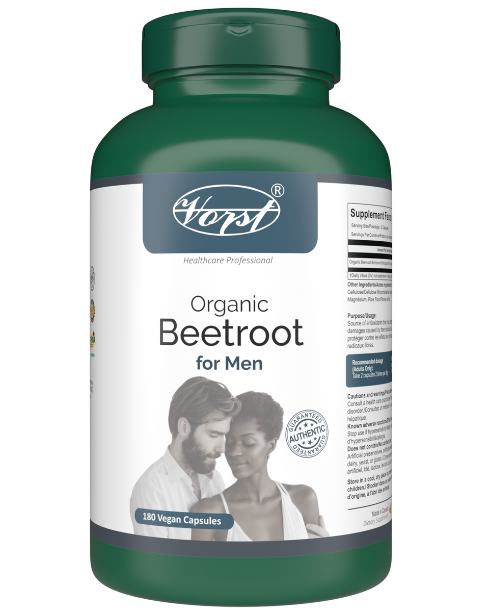 Organic Beetroot for Men 180 Vegan Capsules – Vitamins and Supplements ...