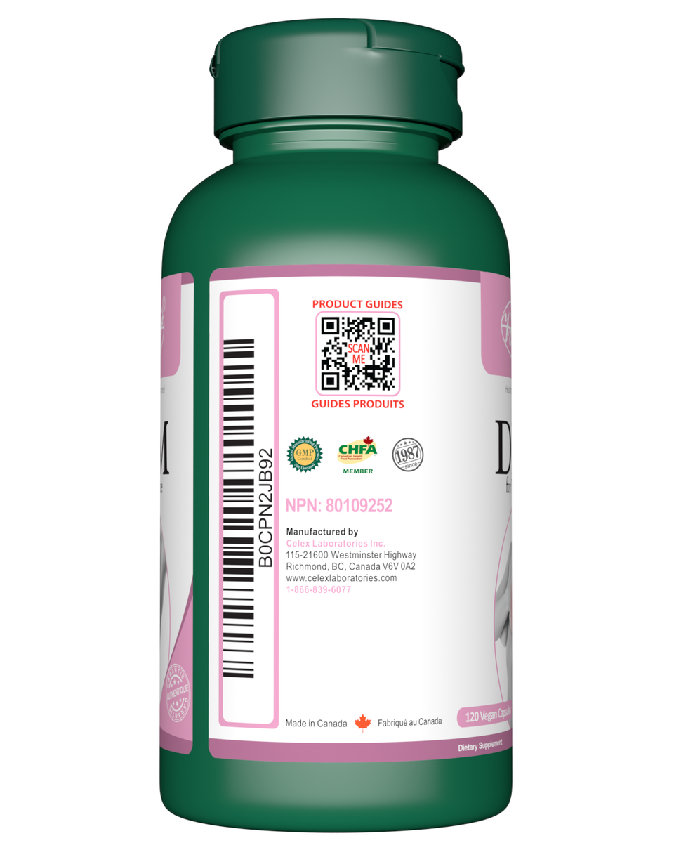 Buy DIM for Women Supplement Canada 120 Vegan Capsules Online ...