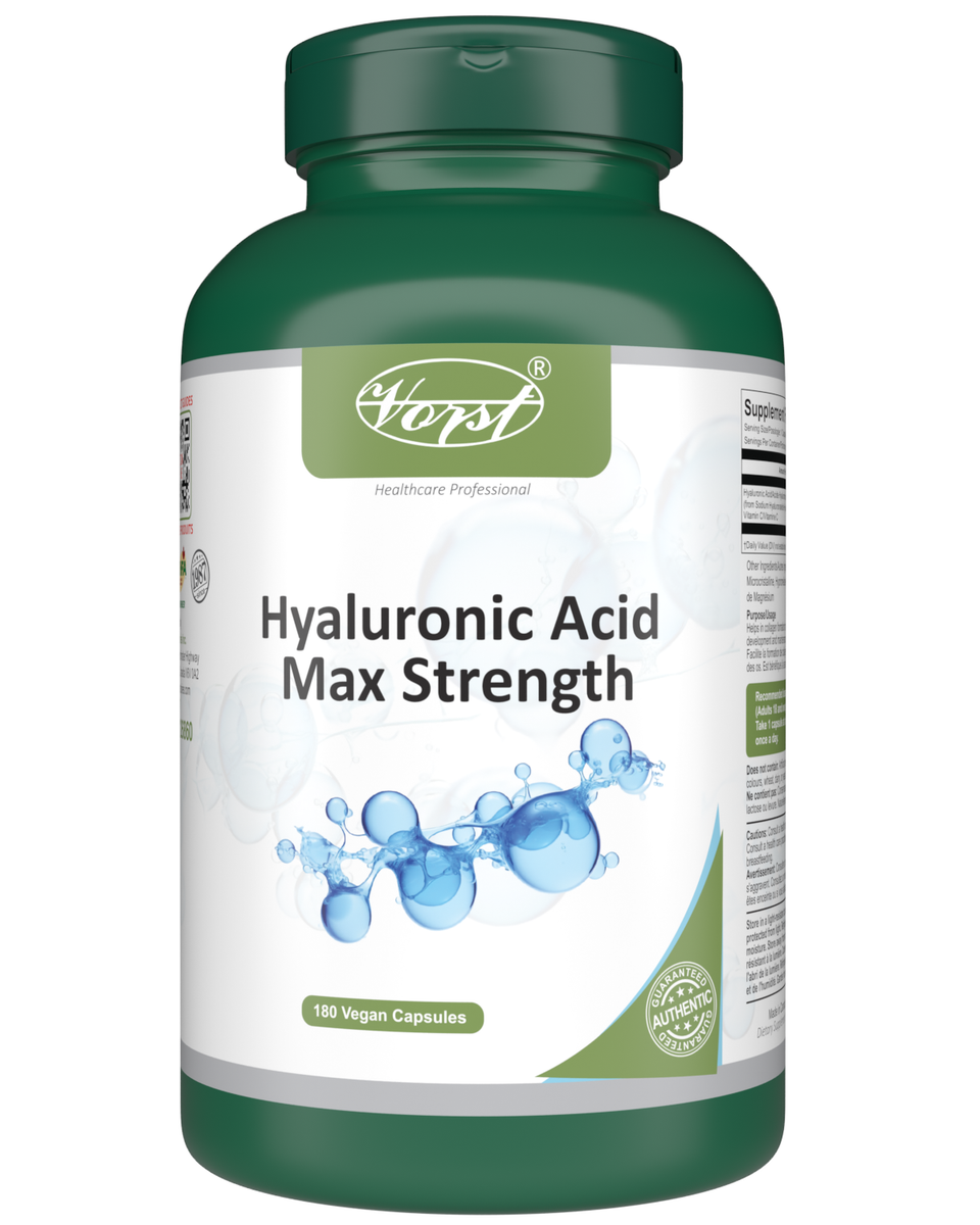 Hyaluronic Acid Supplement Max Strength 180 Vegan Capsules – Vitamins ...