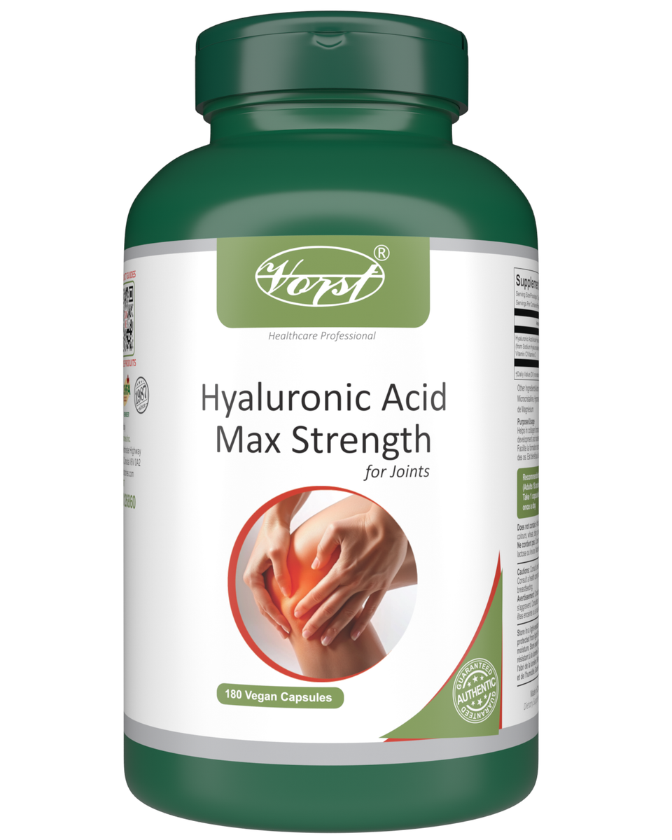 Hyaluronic Acid Max Strength for Joints 180 Vegan Capsules – Vitamins ...