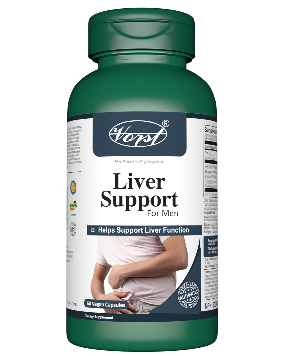 Buy Liver Support Supplements for Men 60 Vegan Capsules - VORST Canada ...